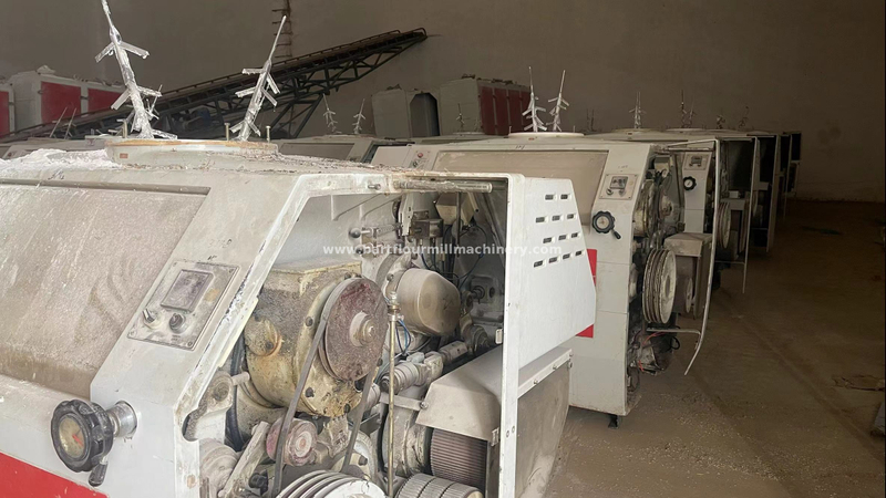 Used flour mill wheat processing machinery Ocrim 1000/250 Roller mill ...