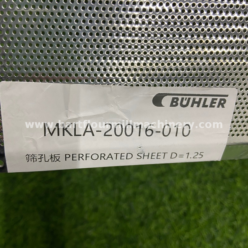 16 Brand new Buhler perforated sheet made of stainless steel used for ...