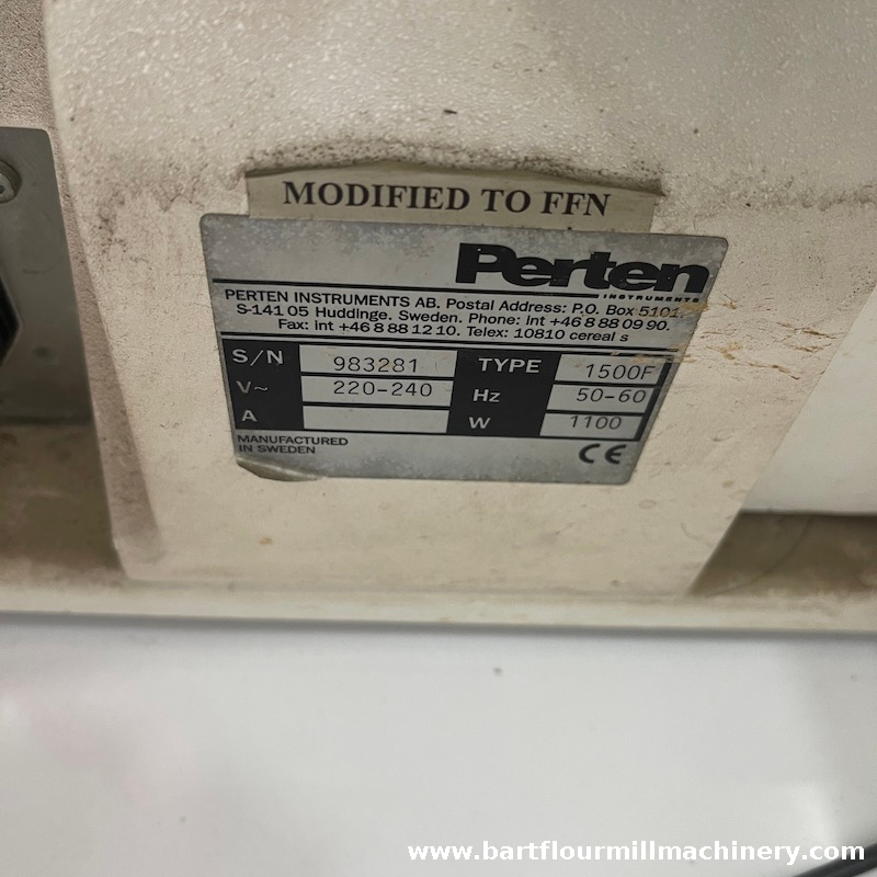 Falling Number Instrument Perten 1500 1800 - Buy flour mill machine ...